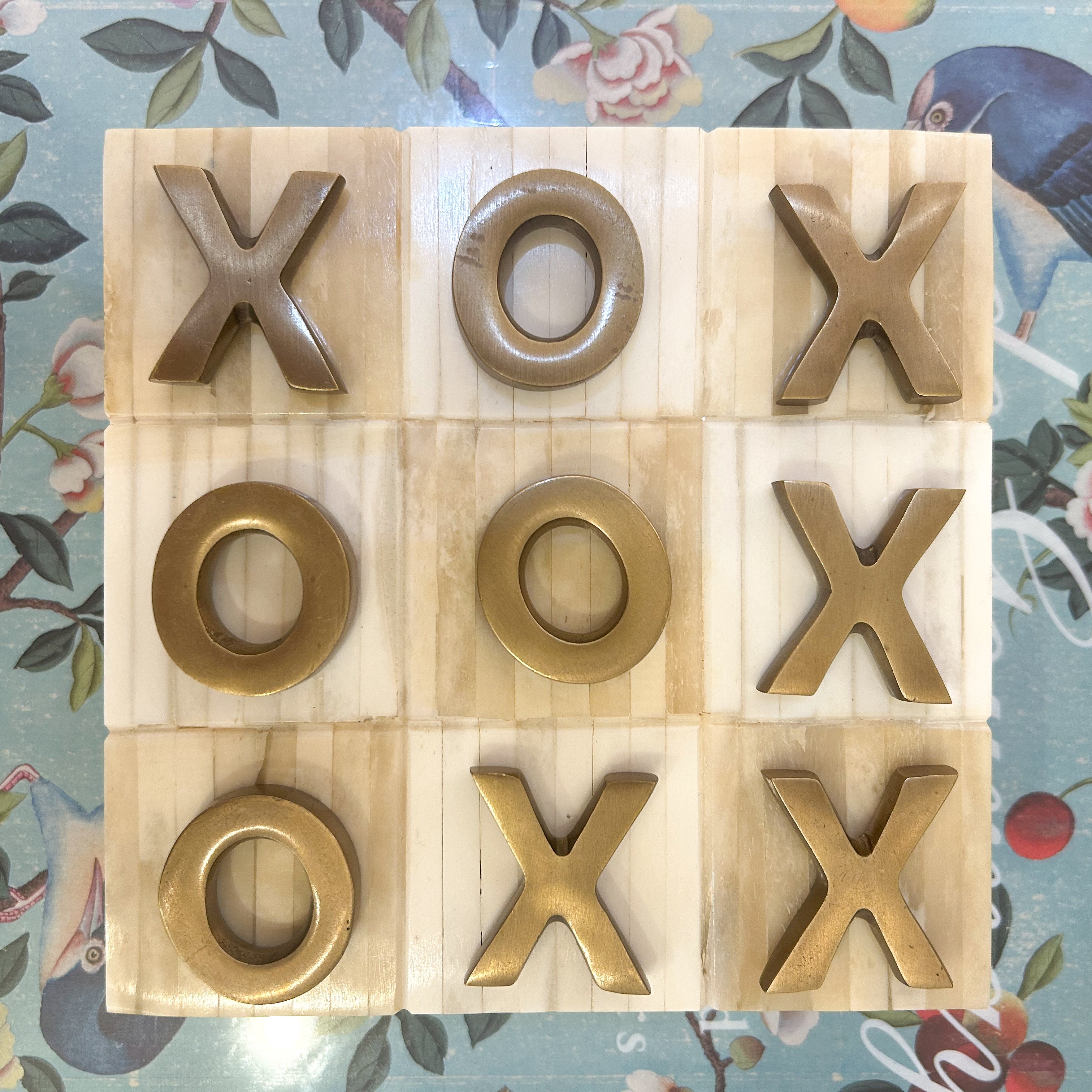 Bone & Brass Tic Tac Toe – The French Mix