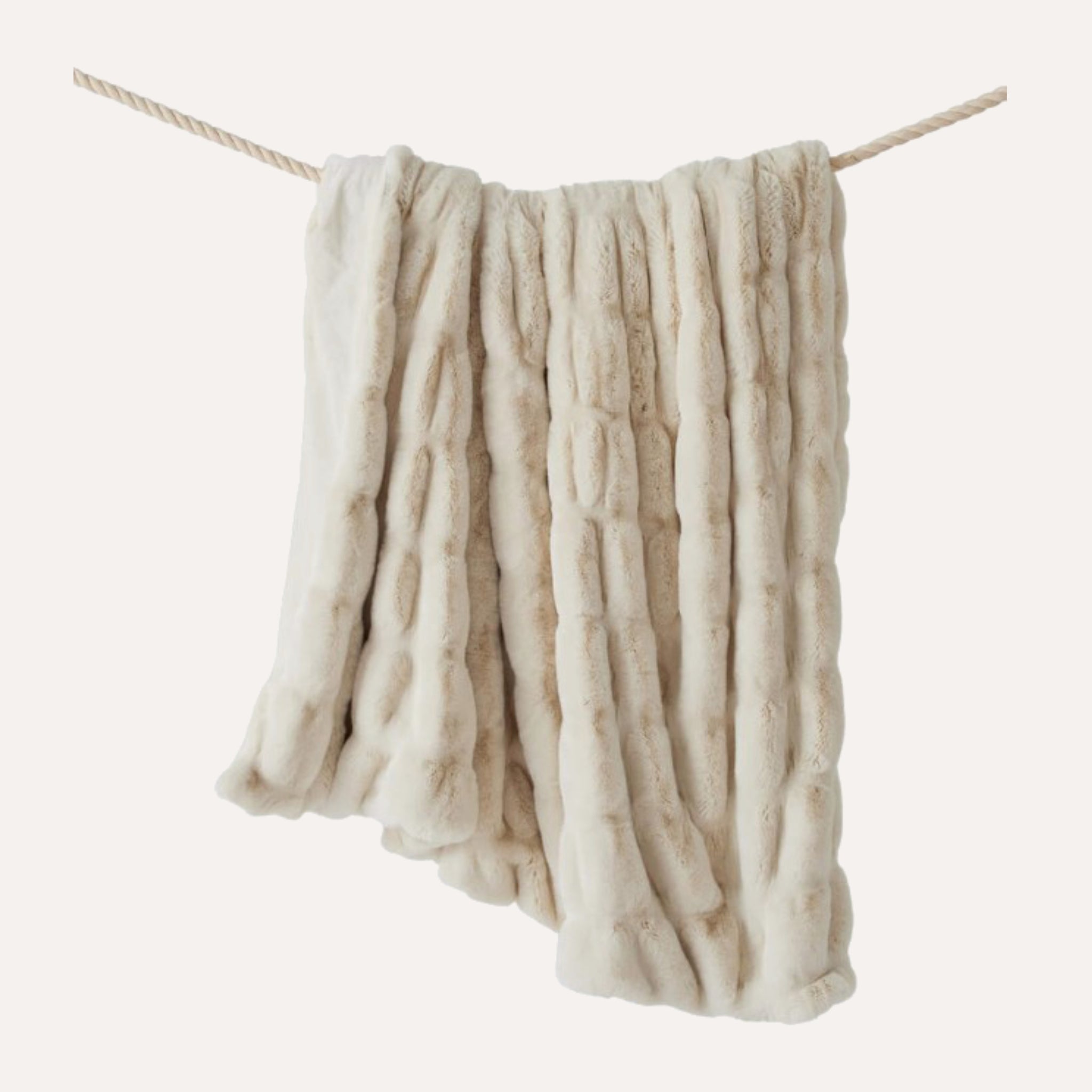 Ivory Grand Throw 60 x 86 – The French Mix