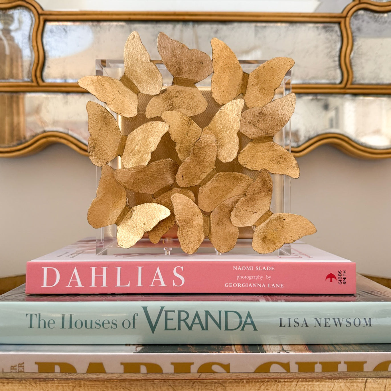 Gilded Butterflies on Acrylic with Gold Leaf Canvas – The French Mix